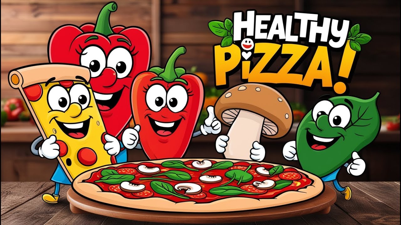 Yummy Veggie Pizza Song for Kids | Tunes for Tots - YouTube Music