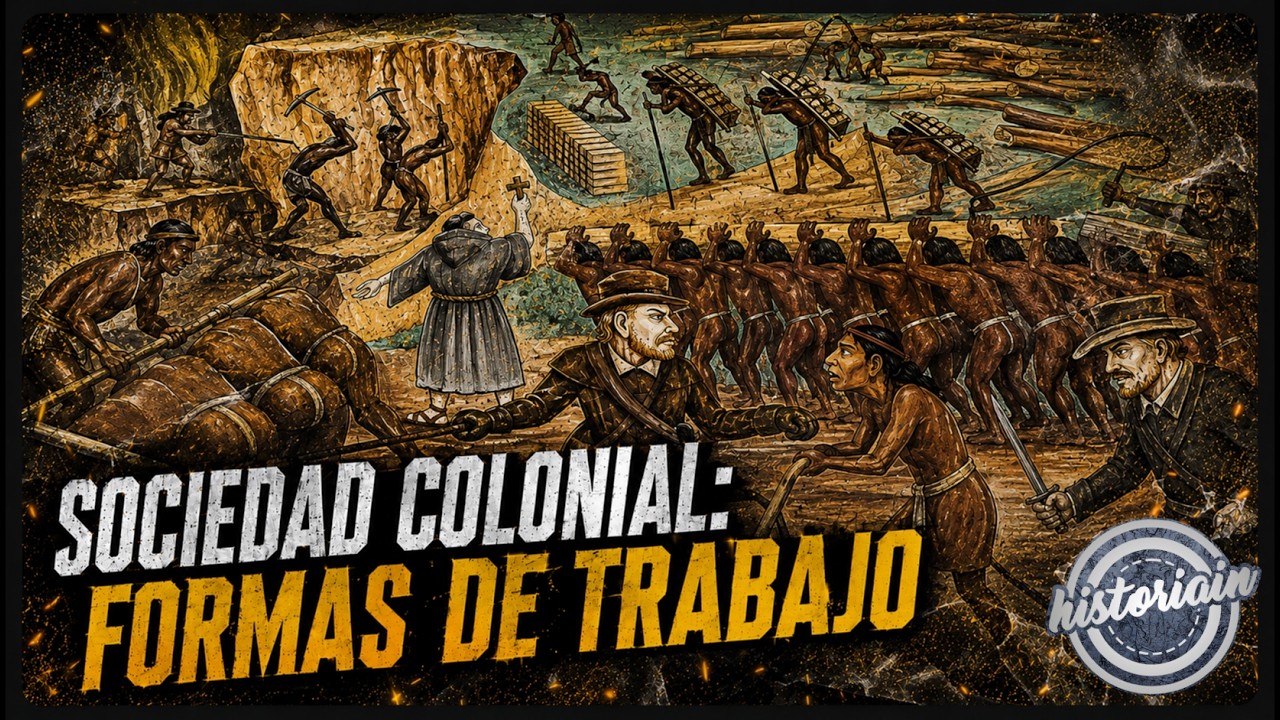 Trabajo Colonial: Encomienda, Mita, Repartimiento y Esclavitud. - YouTube