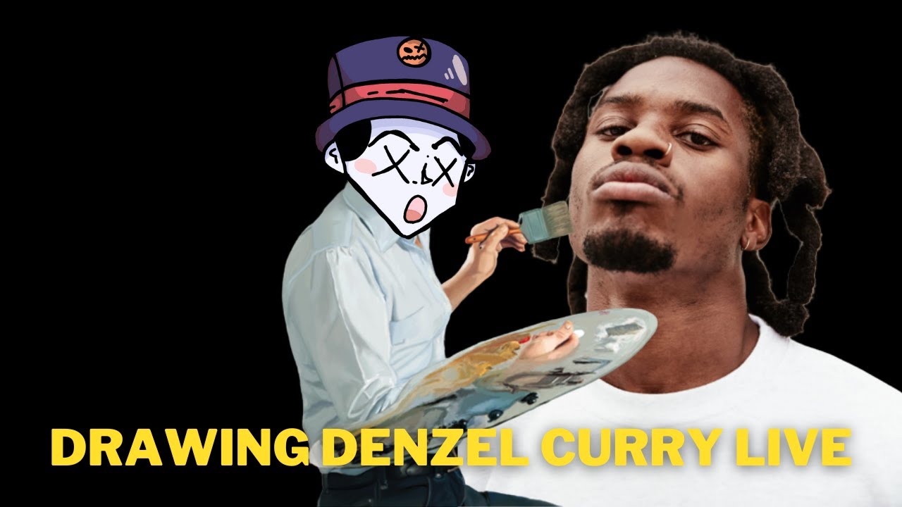Drawing Denzel Curry Live | Silent Stream - YouTube