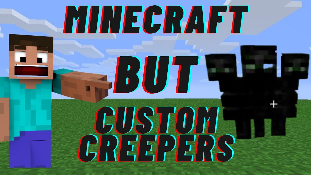 CUSTOM Creepers Mobs for Minecraft 1.12.2 - YouTube