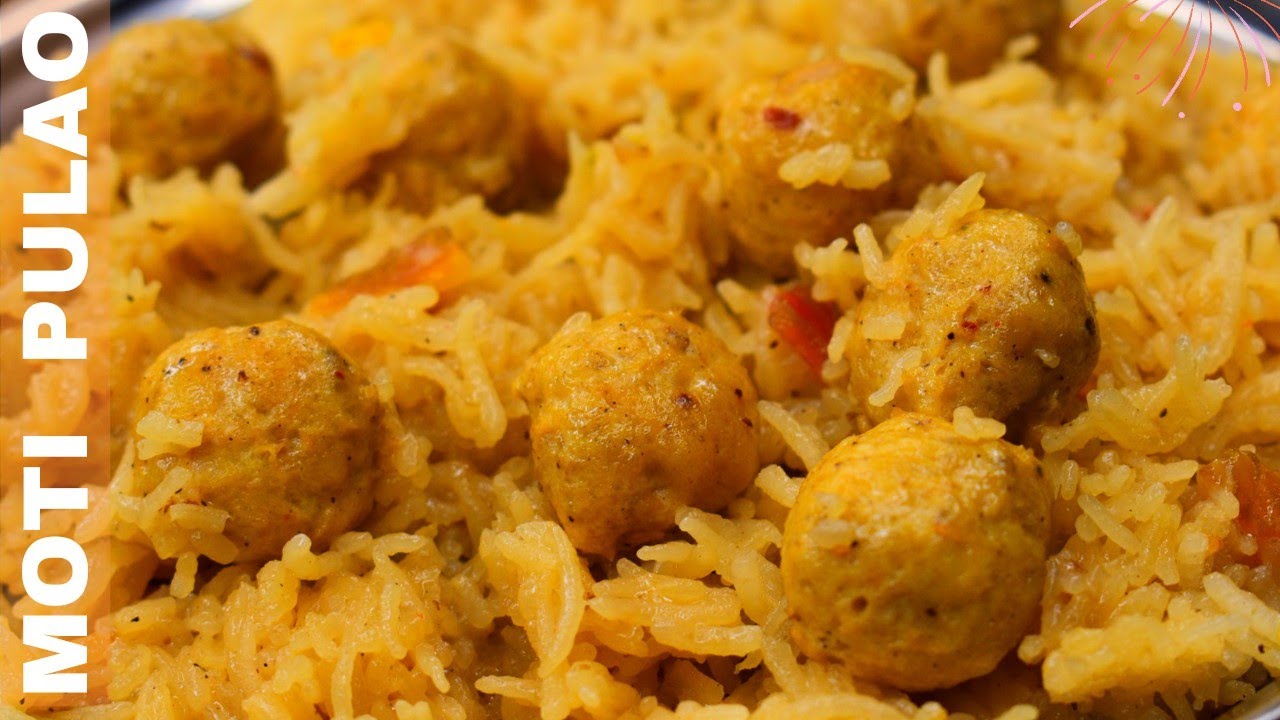 "Learn How to Make Delicious Moti Pulao with Noon Meem Flavours" - YouTube