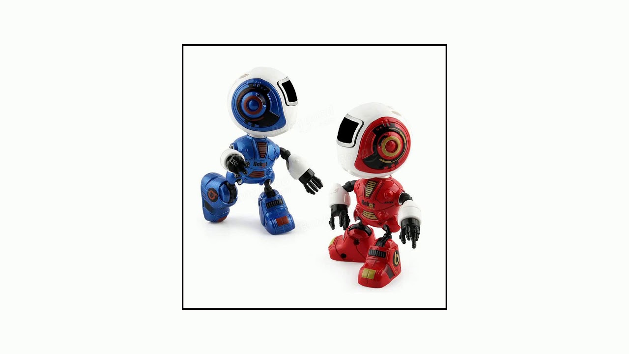 Mini Musical Smart Induction Robot with Light for Kids Chirstmas Gift ...