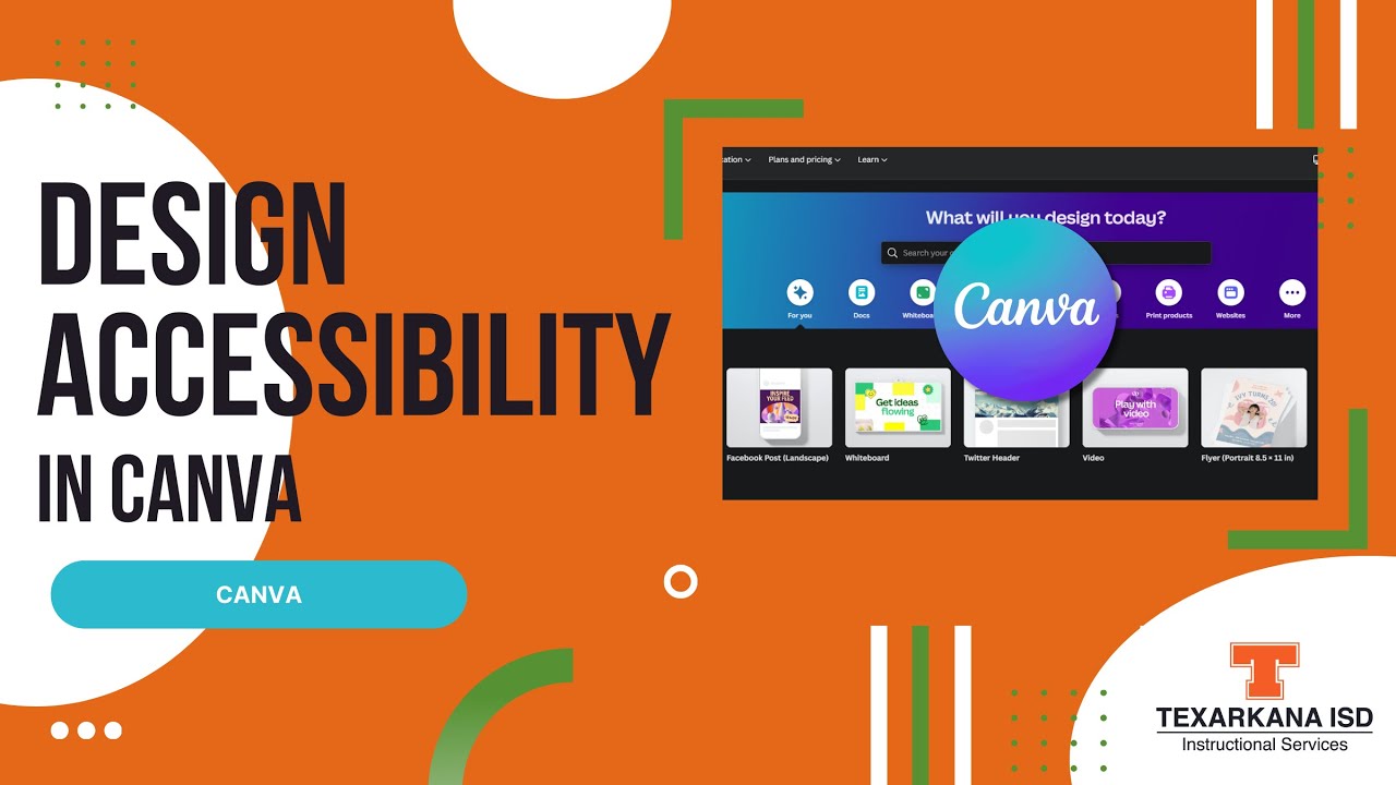 Design Accessibility in Canva - YouTube