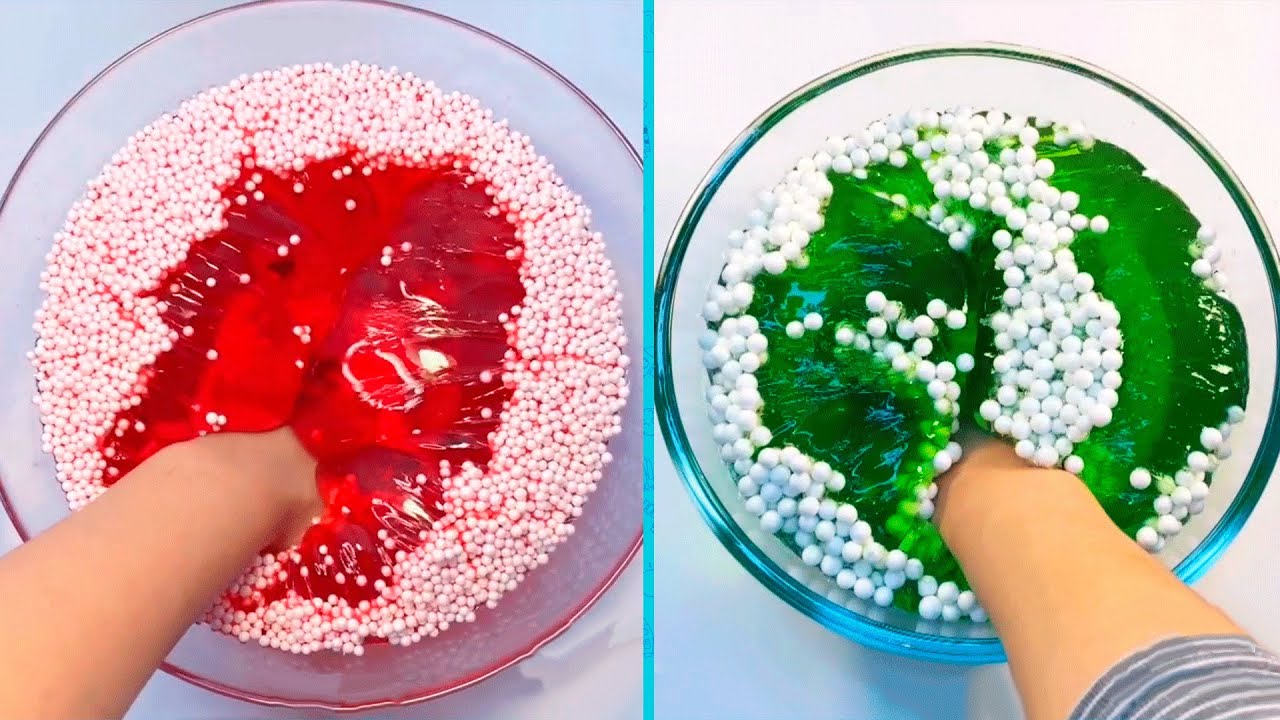 Oddly Satisfying DRIED FLOAM SLIME ASMR - Relaxing Slime Videos 2022 ...