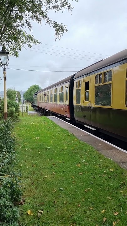 GWR 9351 Departs Dunster Station | 19th September 2023 - YouTube