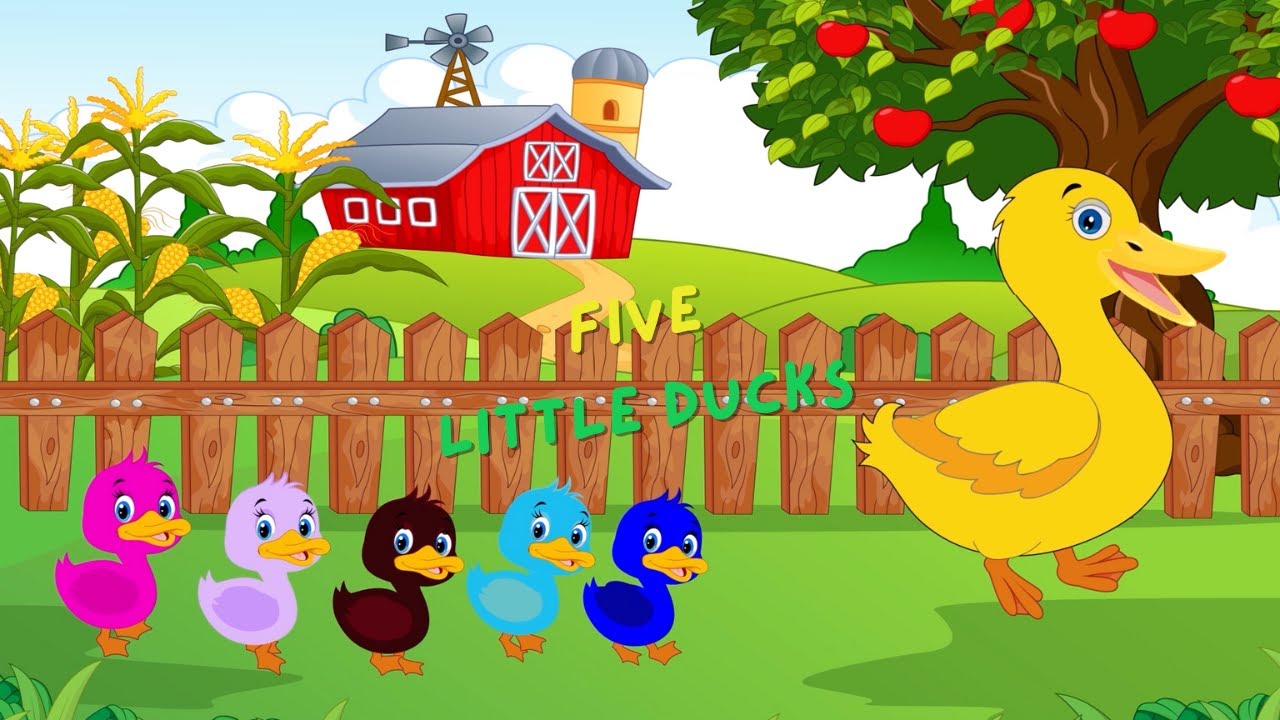 Five Little Ducks - Nursery Rhymes for Kids | Fun Learning Songs - YouTube