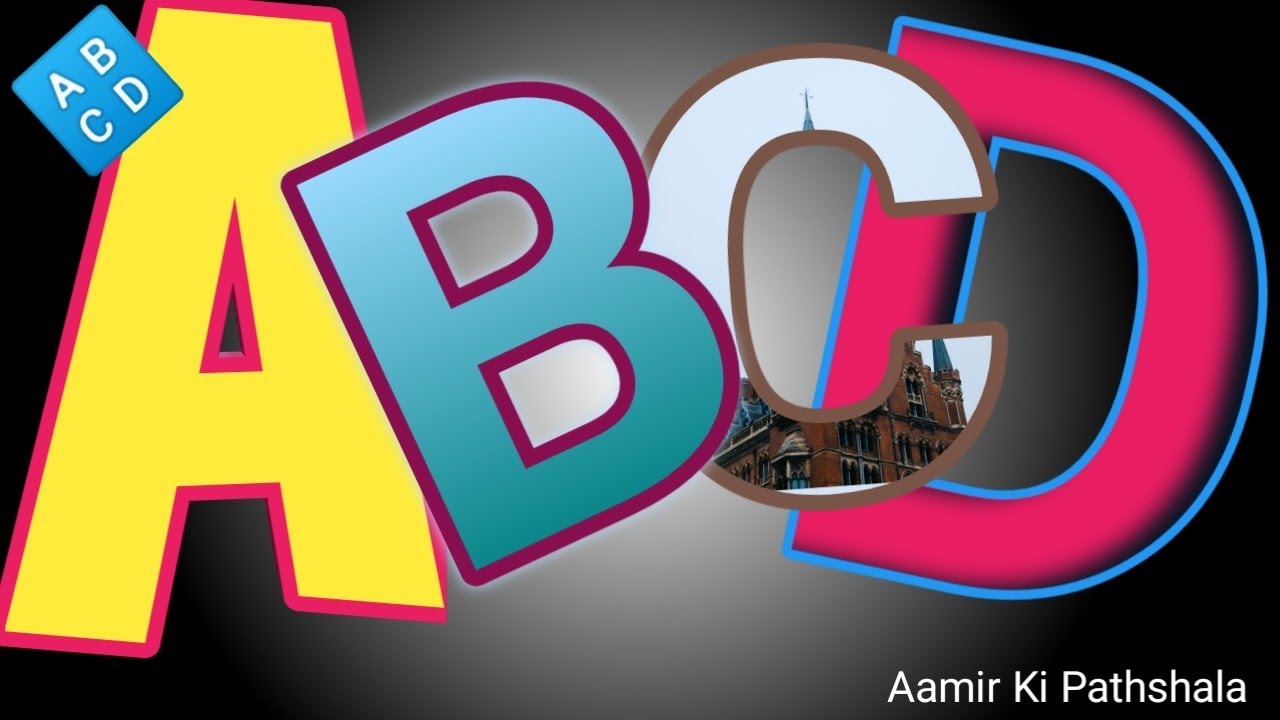 ABCD a b c d English Alphabets - YouTube