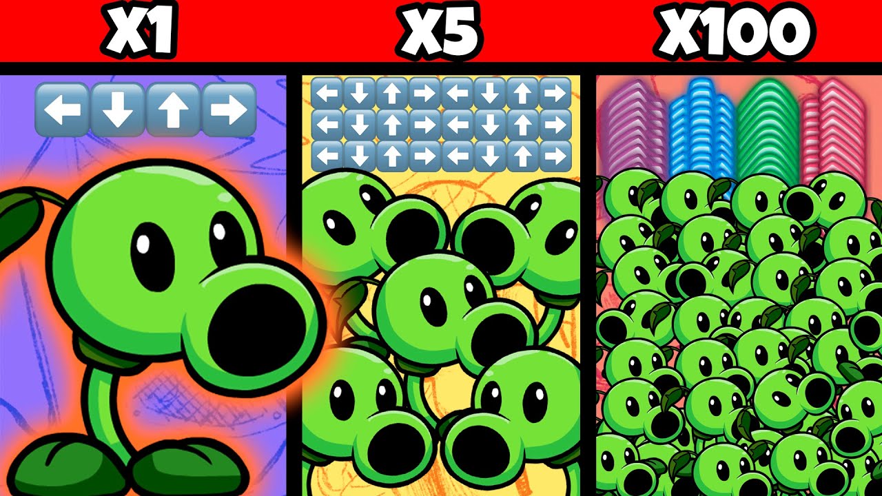 FNF Character Test | Playground vs Gameplay | A LOT OF PEASHOOTER - YouTube