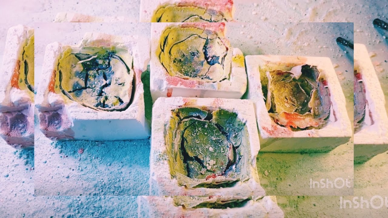 Asmr - Gym Chalk blocks filled with Corn Starch Crunchies - Sleep Aid ...