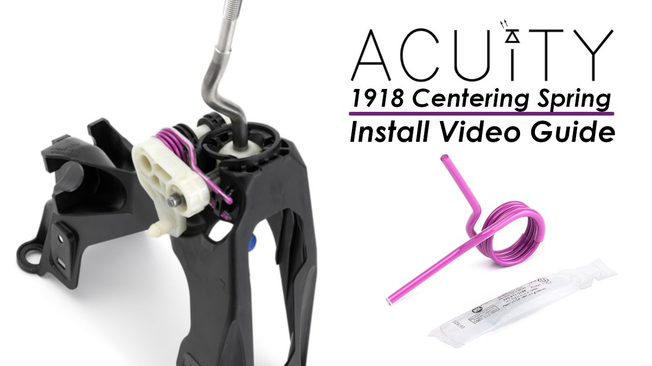 ACUITY 1918 Centering Spring Install Video Guide (10th Gen Honda Civic ...