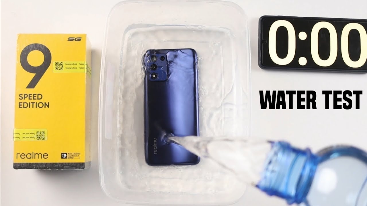 Realme 9 SE Water Test | Realme 9 SE Durability Test | Realme 9 SE ...