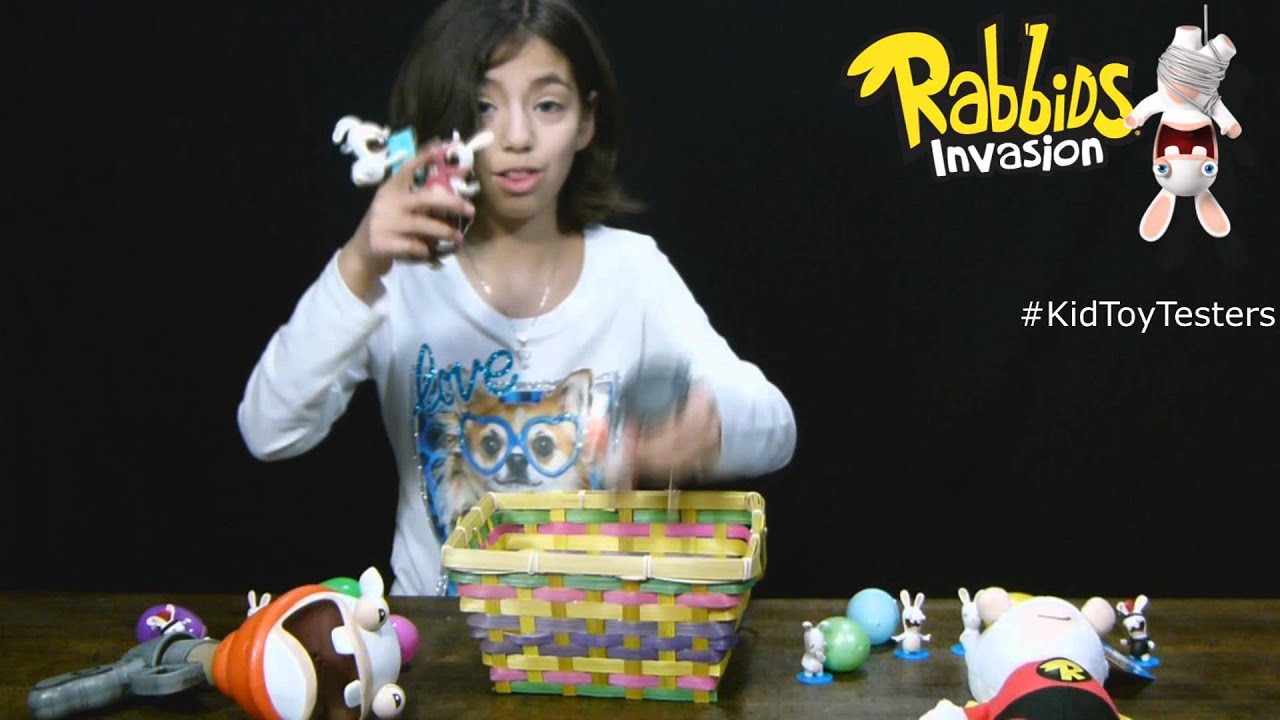 Rabbids Invasion Easter Surprise - KidToyTesters - YouTube