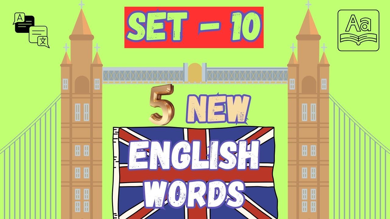 Learn 5 New English Words: Set - 10 - YouTube