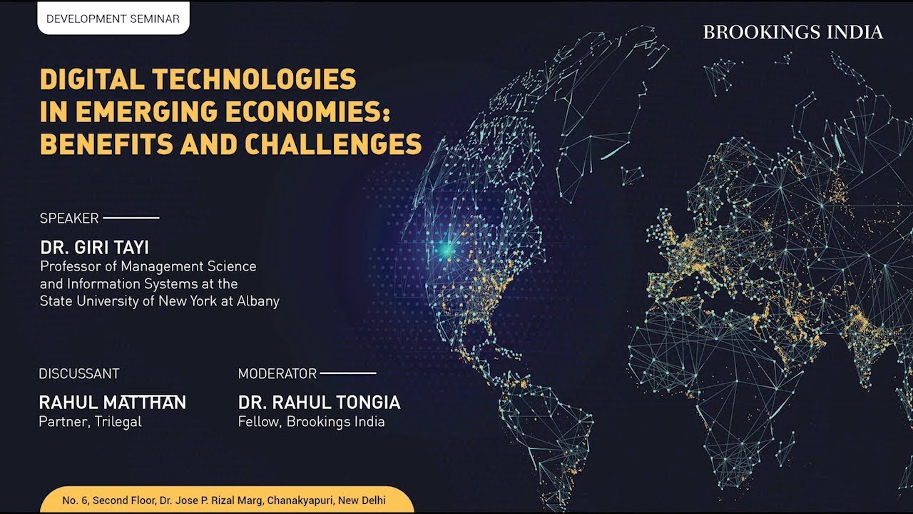 Discussion | Digital technologies in emerging economies: Benefits and ...
