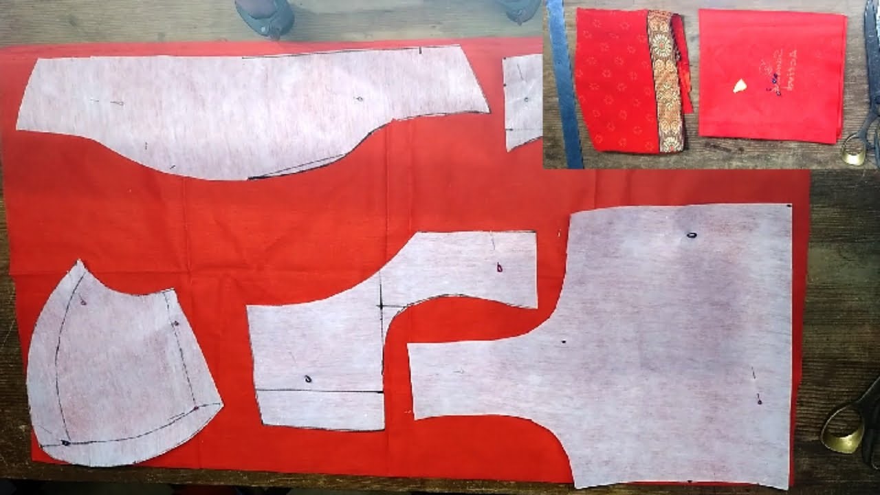 Katori Blouse Part 2 Astar & Cloth Cutting || कटोरी ब्लाउज पार्ट 1 ...