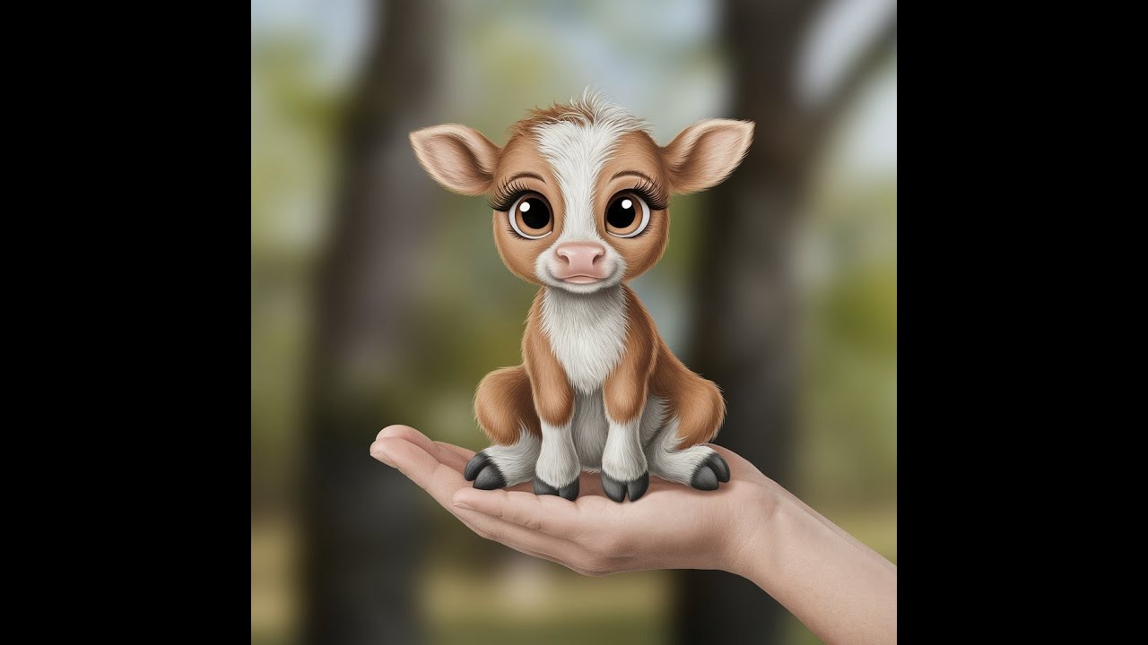 Tiny Calf, Big World: An Inspiring First Step Story - YouTube