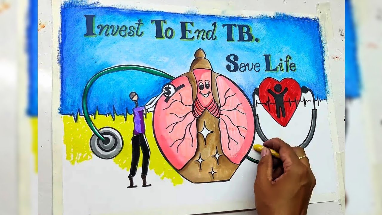 World Tuberculosis Day Drawing / World Tuberculosis Day Poster / Anti ...