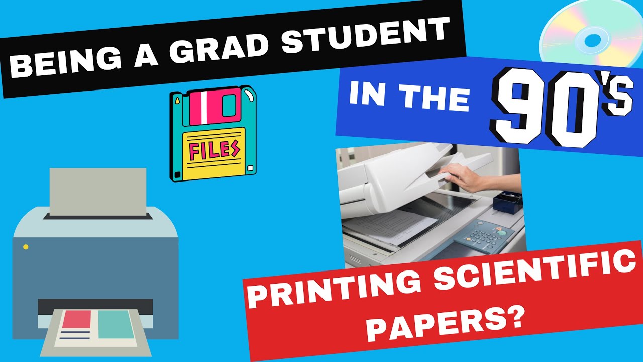 Printing scientific papers in the 90s - before PDFs! - YouTube