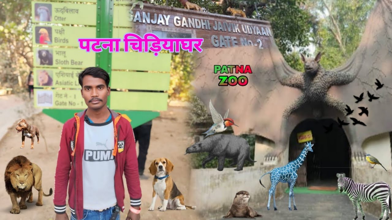 Zoo - #Patna junction | patna Zoo | ticket price - Park Golu Vlog | # ...