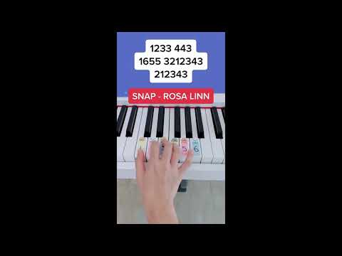 Snap - Rosa Linn (Piano Tutorial)