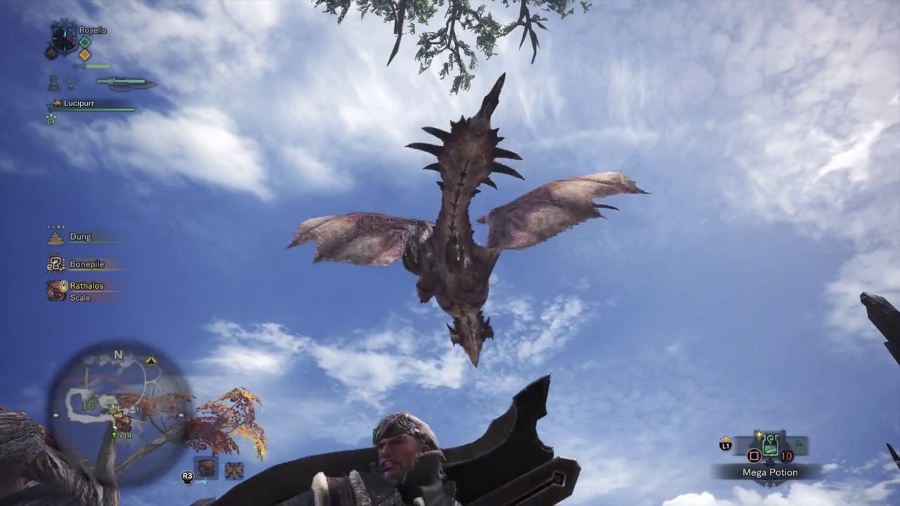 Where to find Rathalos in the Monster Hunter World Beta - YouTube