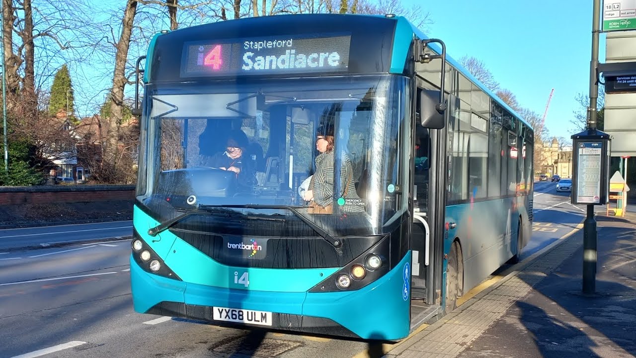 Trentbarton 139 (YX68 ULM) | ADL E200 MMC | Route i4 - YouTube