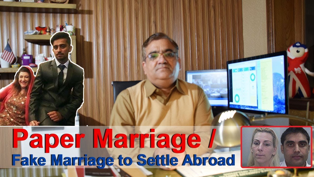Paper Marriage | Fake Marriage to Settle Abroad - YouTube