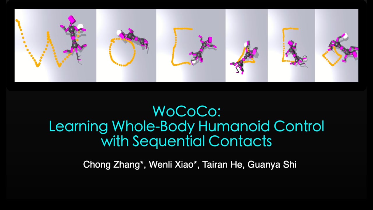 WoCoCo (Introduction): Learning Whole-Body Humanoid Control with ...