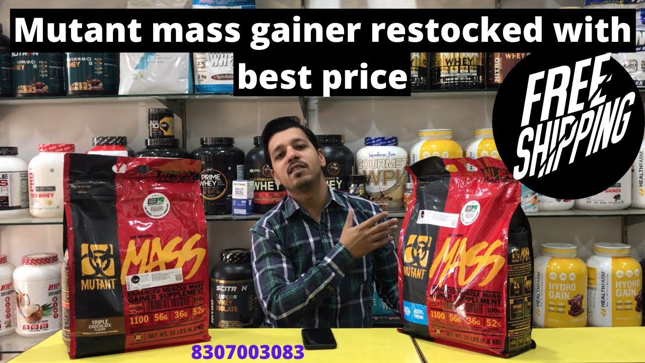 Mutant mass gainer full review | Buy 100% original at best price with ...