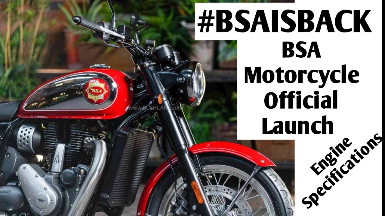 BSA Official Launch || Engine Specifications || #bsaisback - YouTube