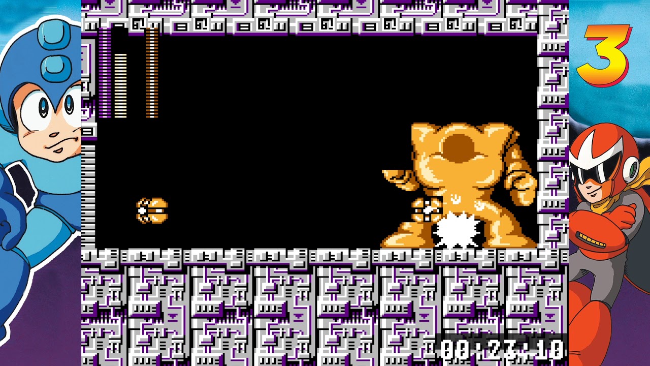 Mega Man Legacy Collection Challenge 17 Yellow Devil MK-II Gold - YouTube