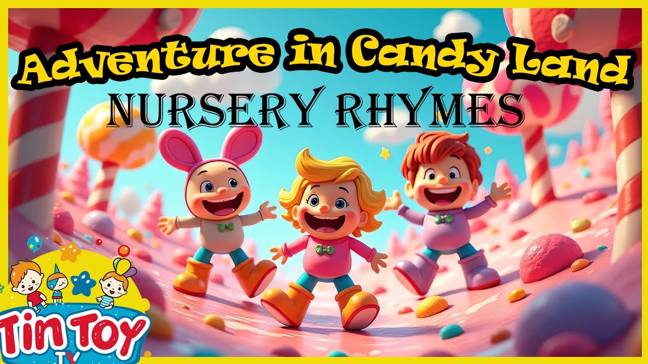 Adventure in Candy Land I Nursery Rhymes I Tin Toy Preschool silly ...