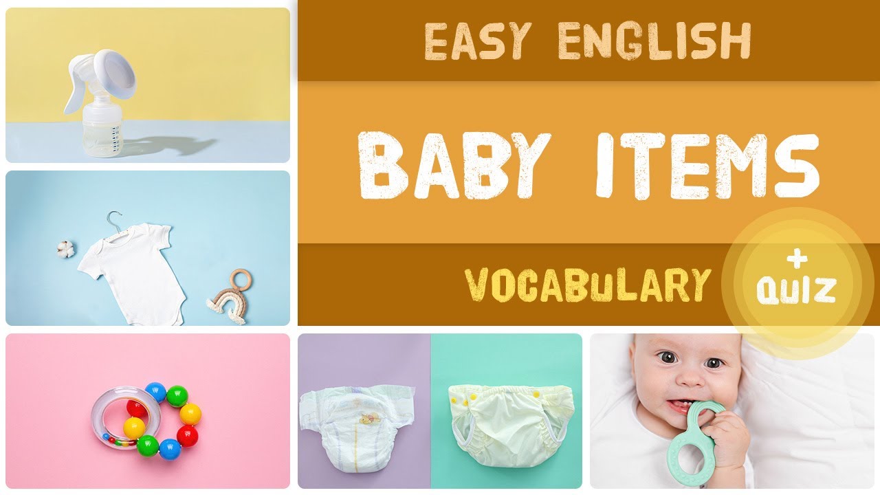 40 Baby Items in English | Learn English Vocabulary - YouTube