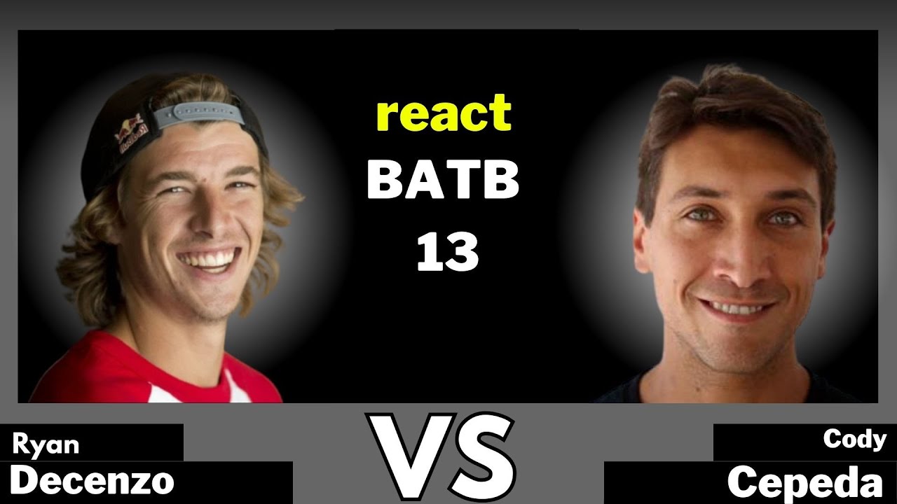 [React] Battle At The Berrics Ryan Decenzo Vs. Cody Cepeda - Round 1 ...