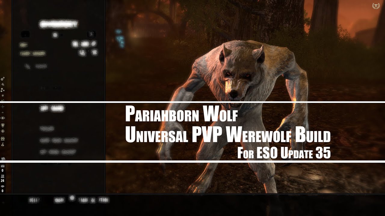 Pariahborn Wolf Universal Werewolf PVP build - ESO Werewolf PVP Build ...