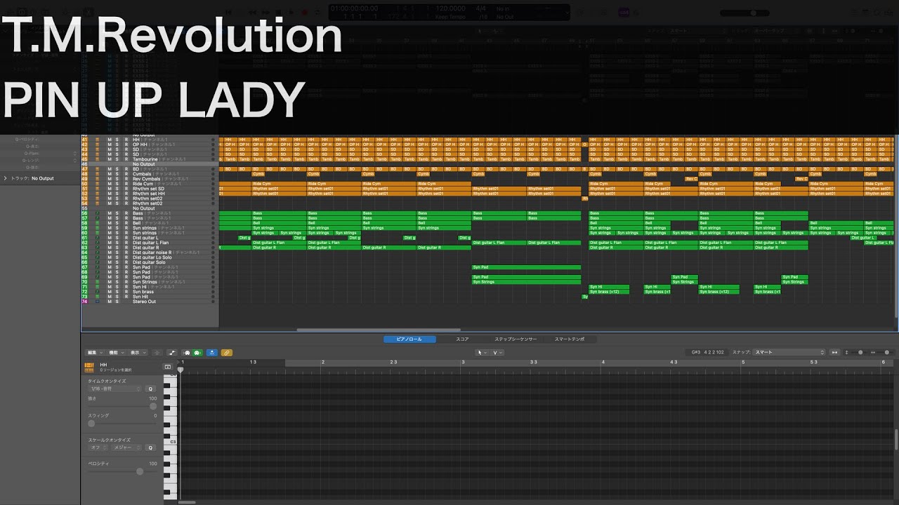 [耳コピ] T.M.Revolution PIN UP LADY [DTM/MIDI] 浅倉大介 - YouTube