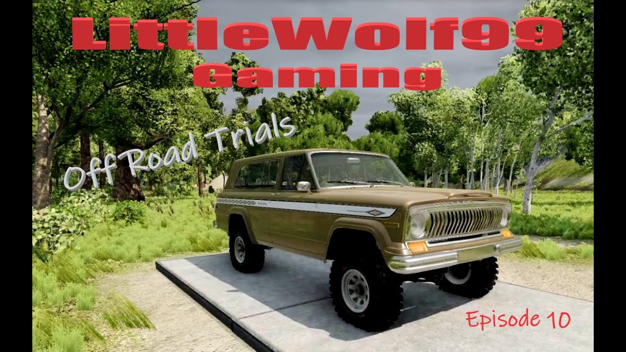 BeamNG.drive Off Road Trials in a 1972 Jeep Wagoneer - YouTube