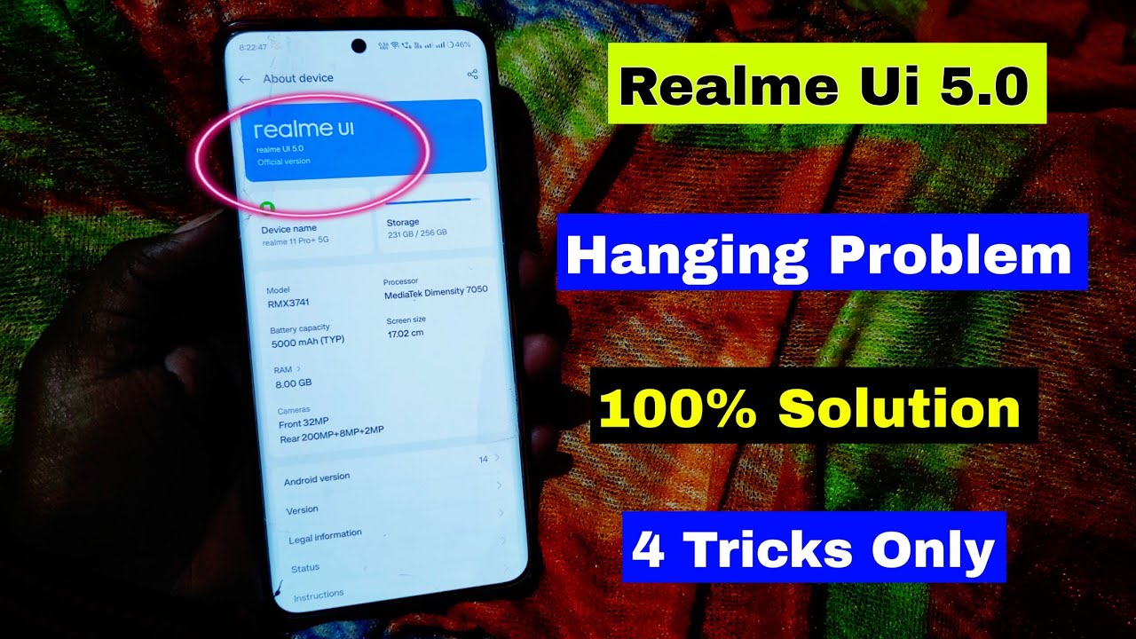 Realme Ui 5.0 Hanging Problem 100% Solution | Realme Ui 6.0 Hang ...