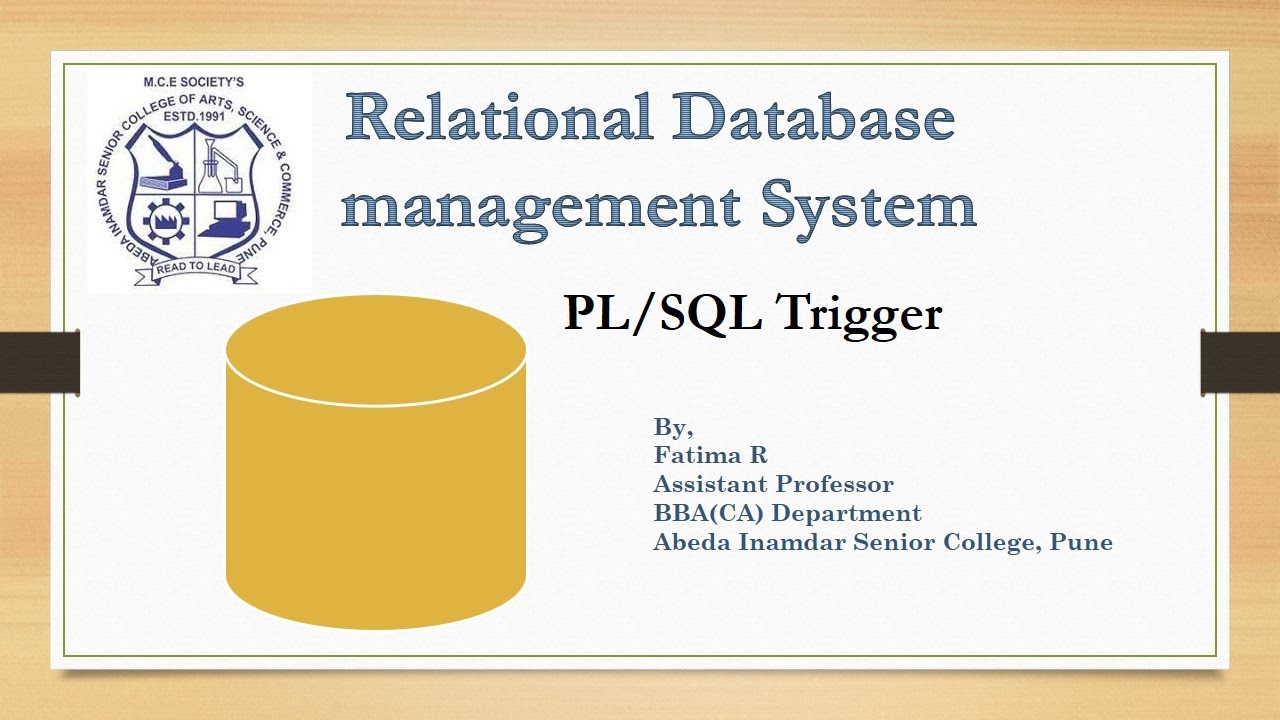 chapter2 session 11 Trigger - YouTube