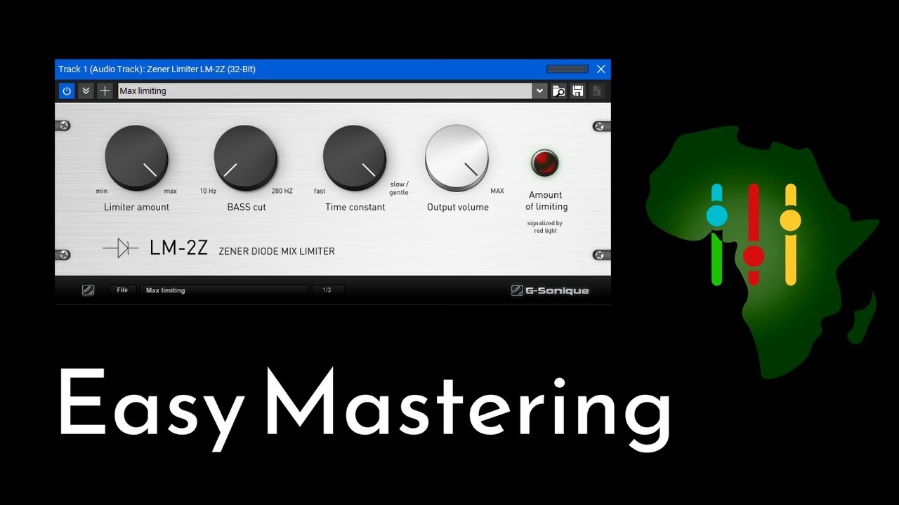 Easy Mastering Tutorial || Quick Mastering In Mixcraft || Zener Limiter ...