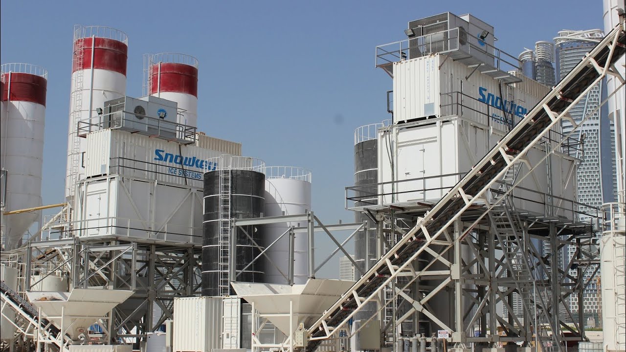 concrete cooling system in Gulf - YouTube