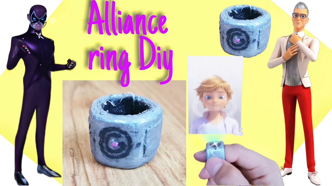 Alliance ring DIY from Miraculous Season 5 | Gabriel Agreste - Monarch ...