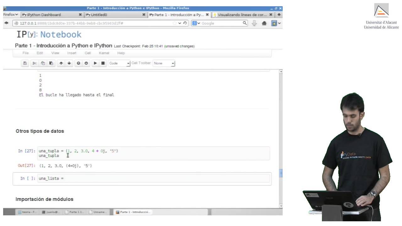Introducción a Python e IPython - Parte 1.3 - Curso Python para científicos e ingenieros - YouTube