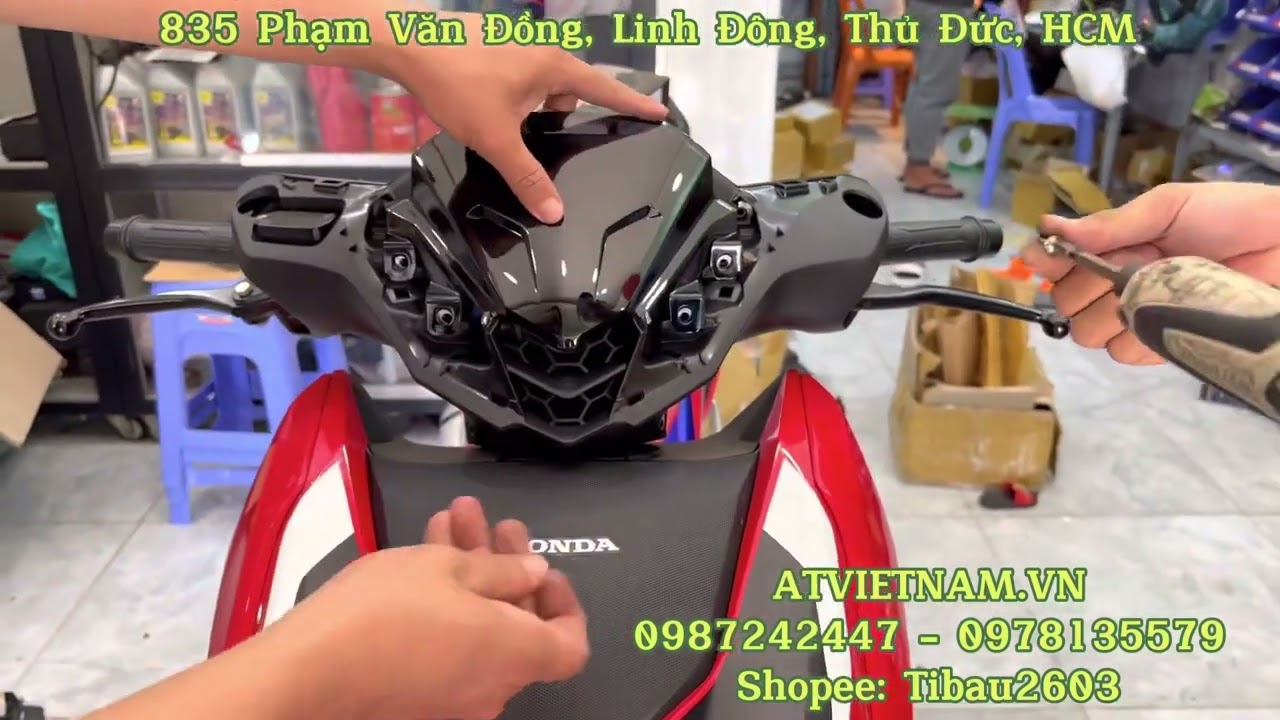 Hướng dẫn tự lắp ốp Đầu Winner X V3 cho Winner X V2 Giữ xe nguyên zin ...