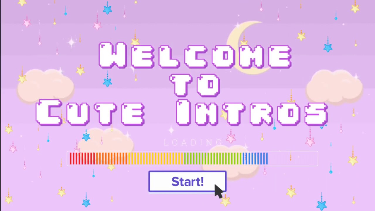Cute Intro ️ ️ - YouTube