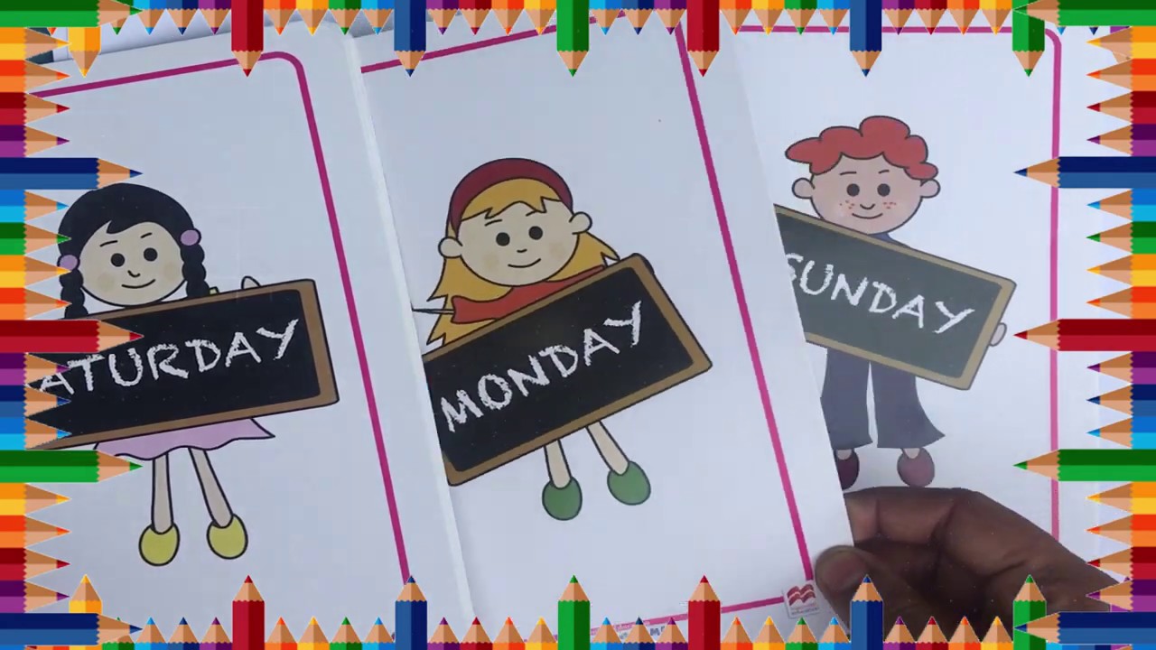#111: Learn weekdays for kids | Week names for kids | 7 Days of the ...