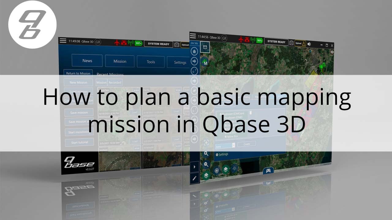 "How to plan a basic mapping mission with Qbase 3D" - Qbase 3D - YouTube