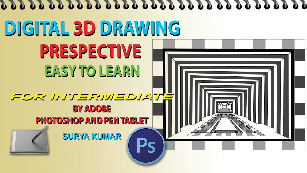 #Digital 3D Drawing Perspective Easy to Learn For Intermediate... - YouTube