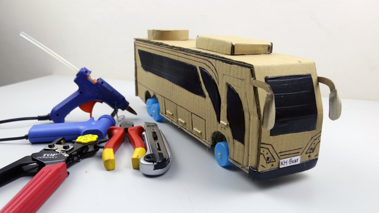 How to Make Powered Bus | Multi AXLE Battery operated Bus - KH Gear ...
