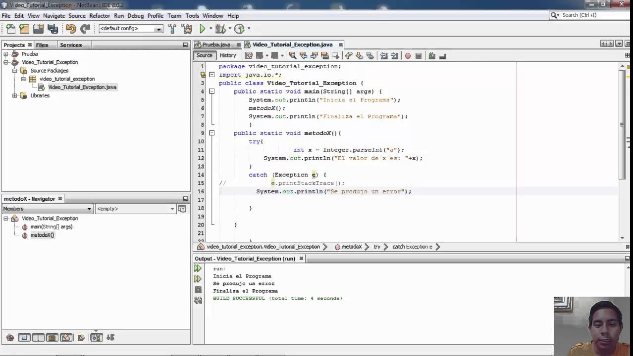Video Tutorial Java_Excepciones - YouTube